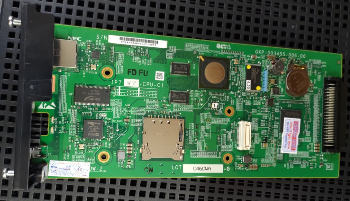 Card Cpu Tổng đài Nec Sl2100 Ip7ww Cpu C1